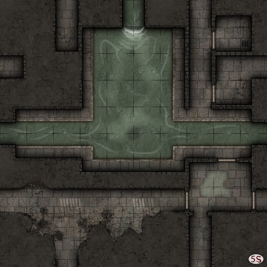 DungeonMorph Crypts, Lairs, & Sewers 10" Battlemat Tiles – Inkwell Ideas