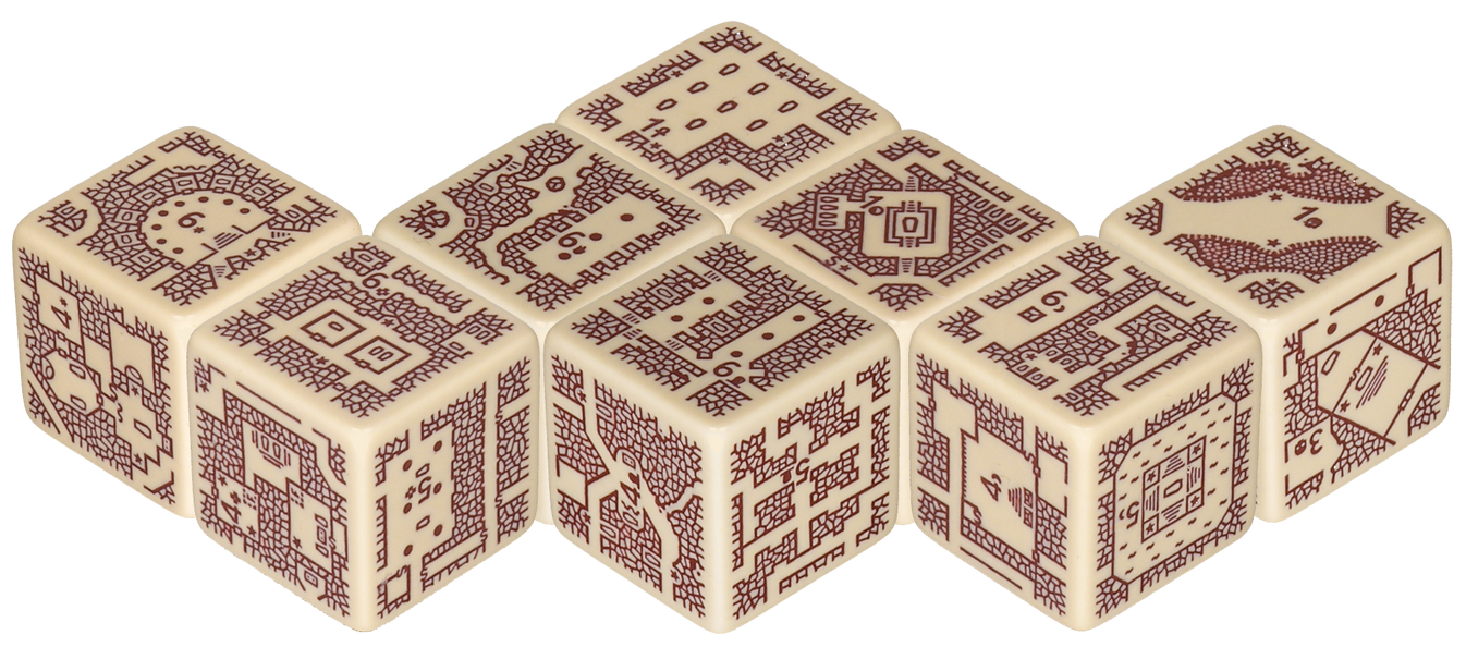 DungeonMorph Dice Crypts Set (8 Dice) – Inkwell Ideas