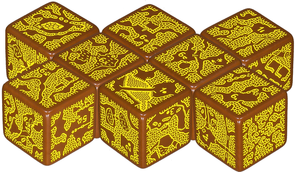 DungeonMorph Dice Lairs Set (8 Dice) – Inkwell Ideas
