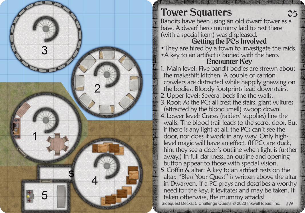 Sidequest Decks – Inkwell Ideas