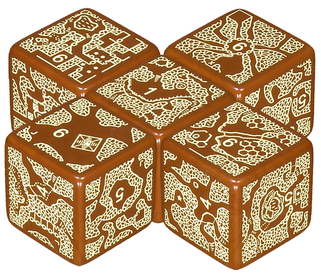DungeonMorph Dice Spellunker Set (5 Dice) – Inkwell Ideas
